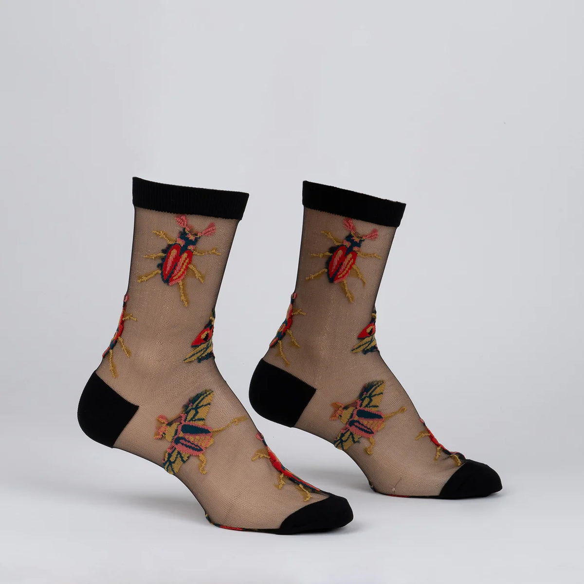 The Beetles Sheer Crew – Pippi Socks